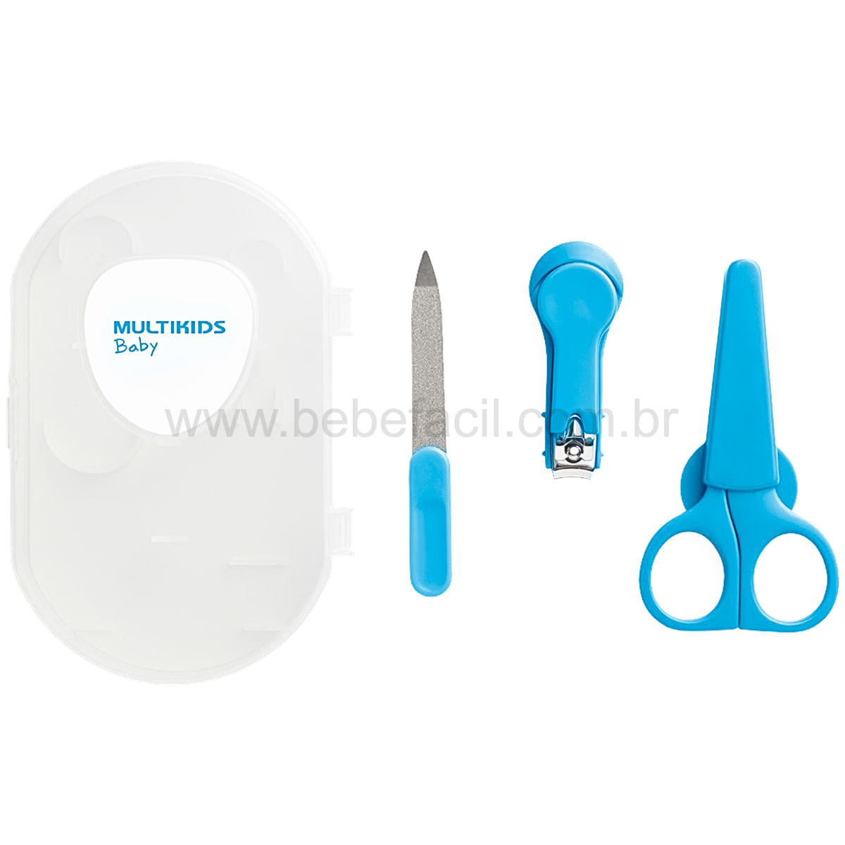 Kit Cuidados do Bebê Perfect Baby Azul (0m+) - Multikids Baby - bebefacil
